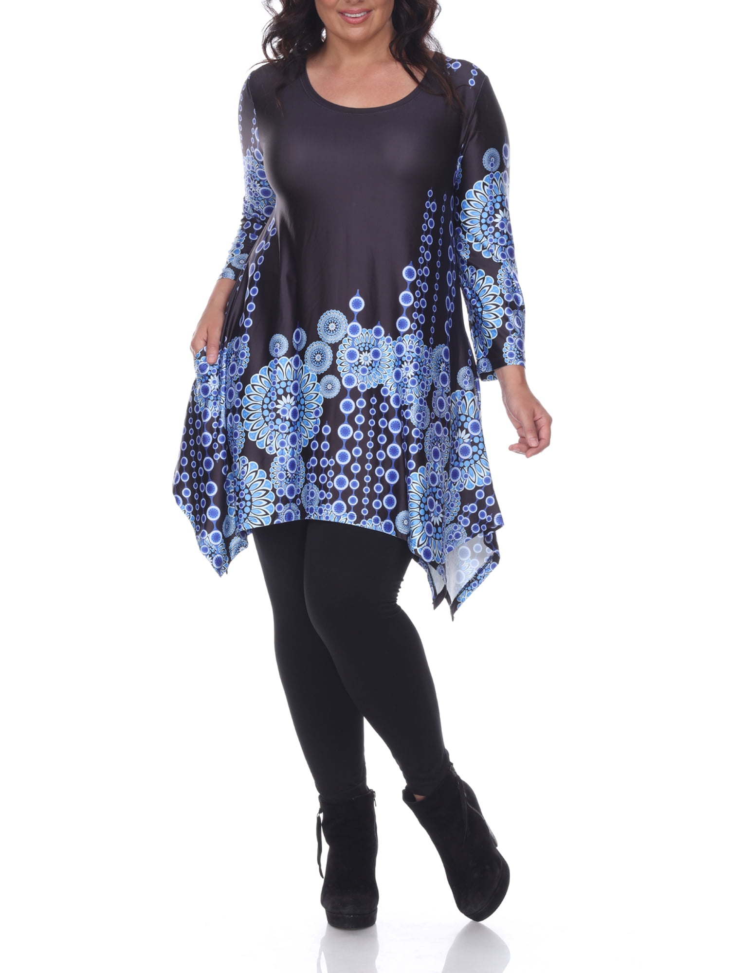 Women's Plus Size Rella Tunic Top - Walmart.com