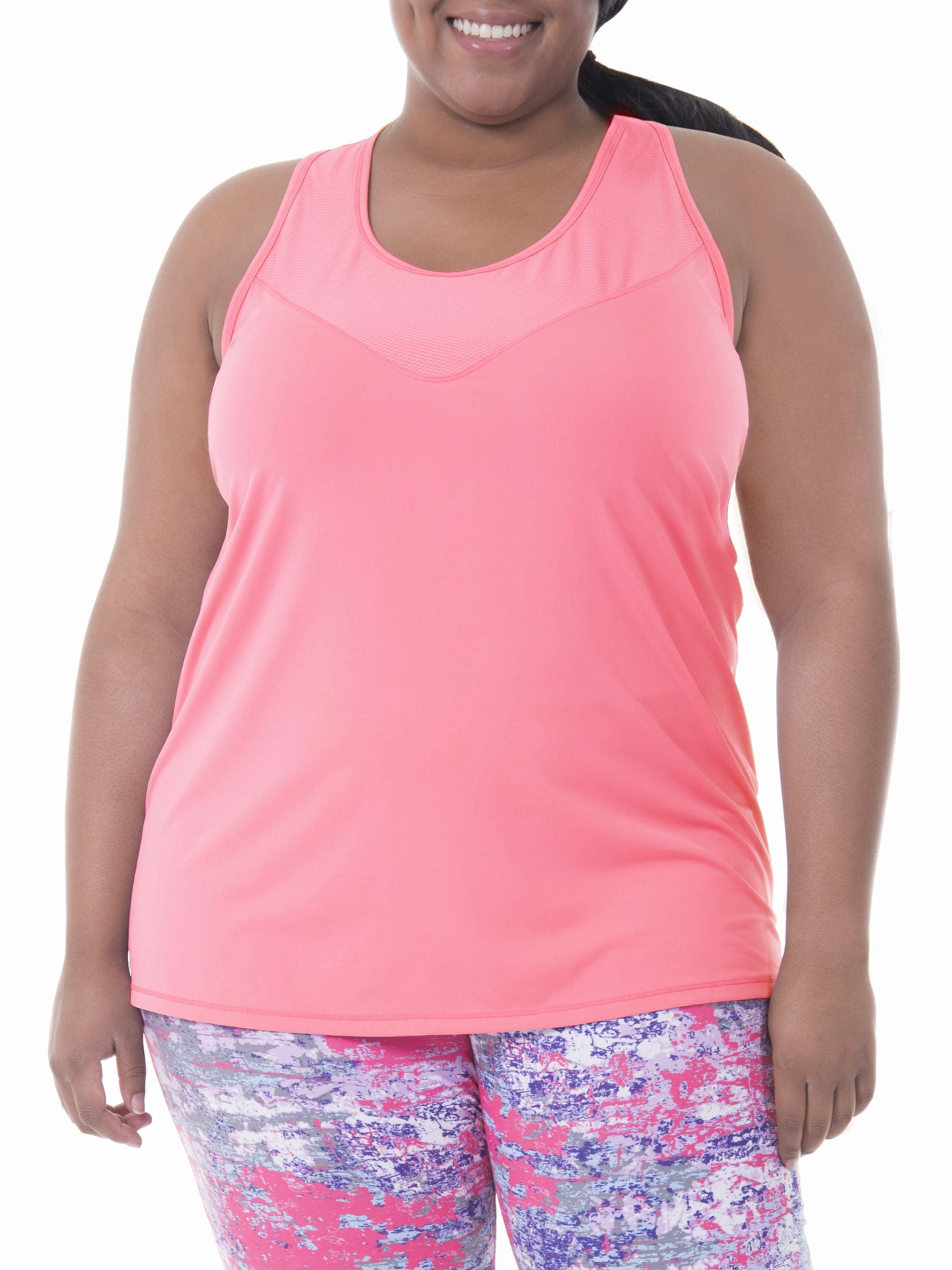 Women's Plus-Size Solid Textured Tank - Walmart.com