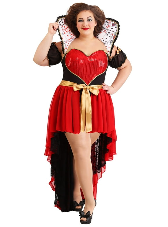 Plus Size Queen Hearts Costume