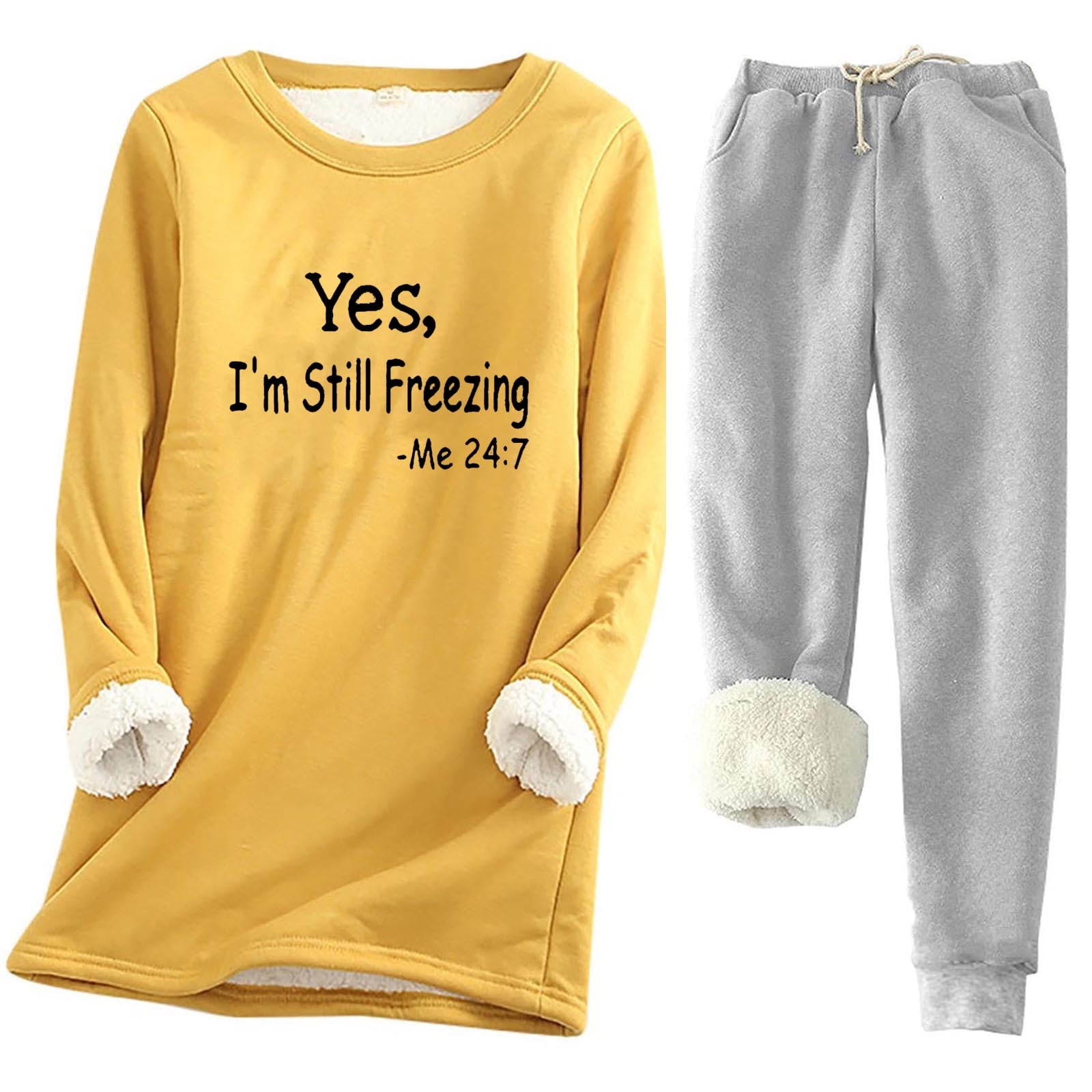 Women's Plus Size Sweat Suit Set with Pocket Pants, Jogging Suit ...