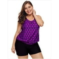 Women's Plus Size Swimwear Tankini Swimdress Two Piece Bathing Suit ...