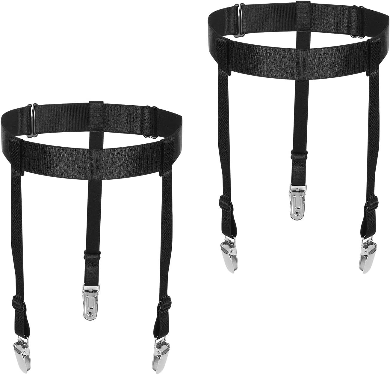 Women's Plus Size Thigh Garter Belts, Adjustable High Elastic Garter ...