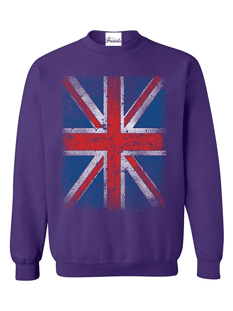 Women's Plus Sweatshirts and Hoodies - Union Jack British Flag ...