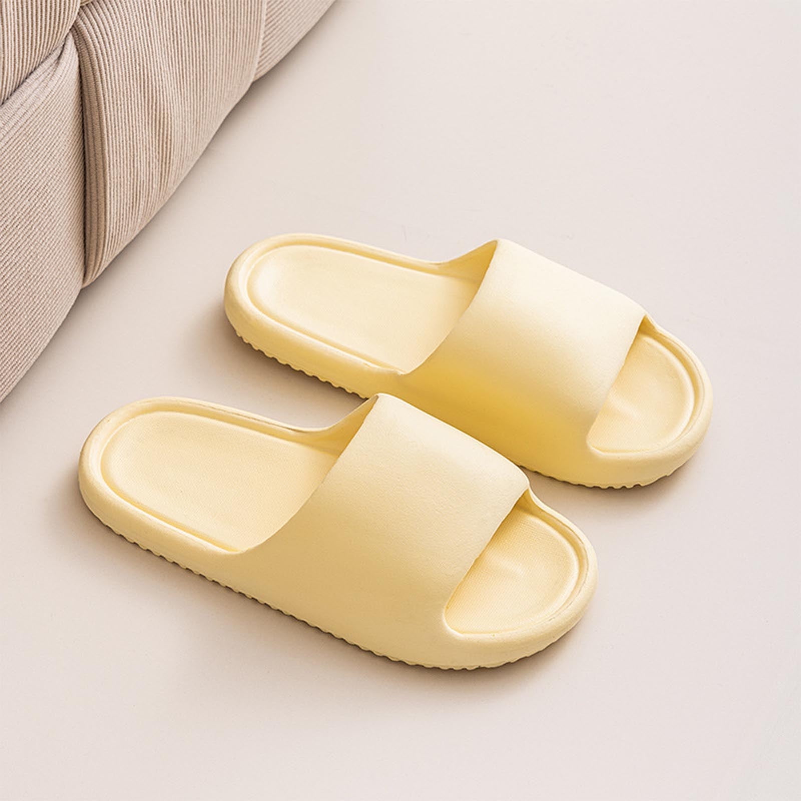 Women's Plush Memory Foam Slippers Men's And Women's Home Slippers ...