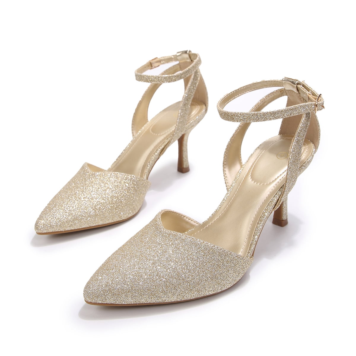 Bocca Women’s Pointed Toe Ankle Strap Heels, Elegant Stiletto Dress ...