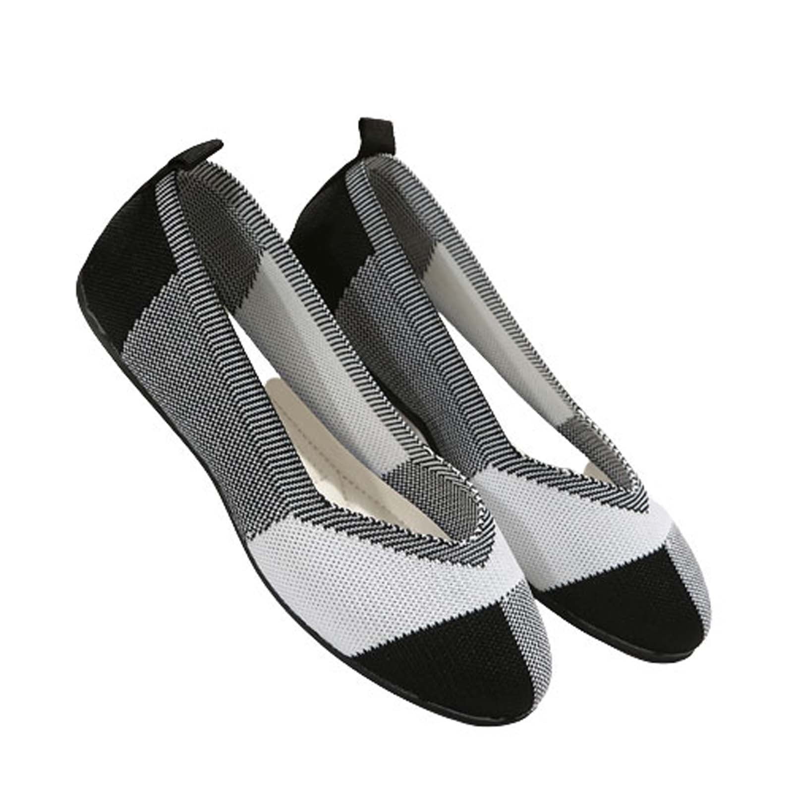 Women's Pointed Toe Dress Flats Comfort Slip On Ballet Flat Shoes ...