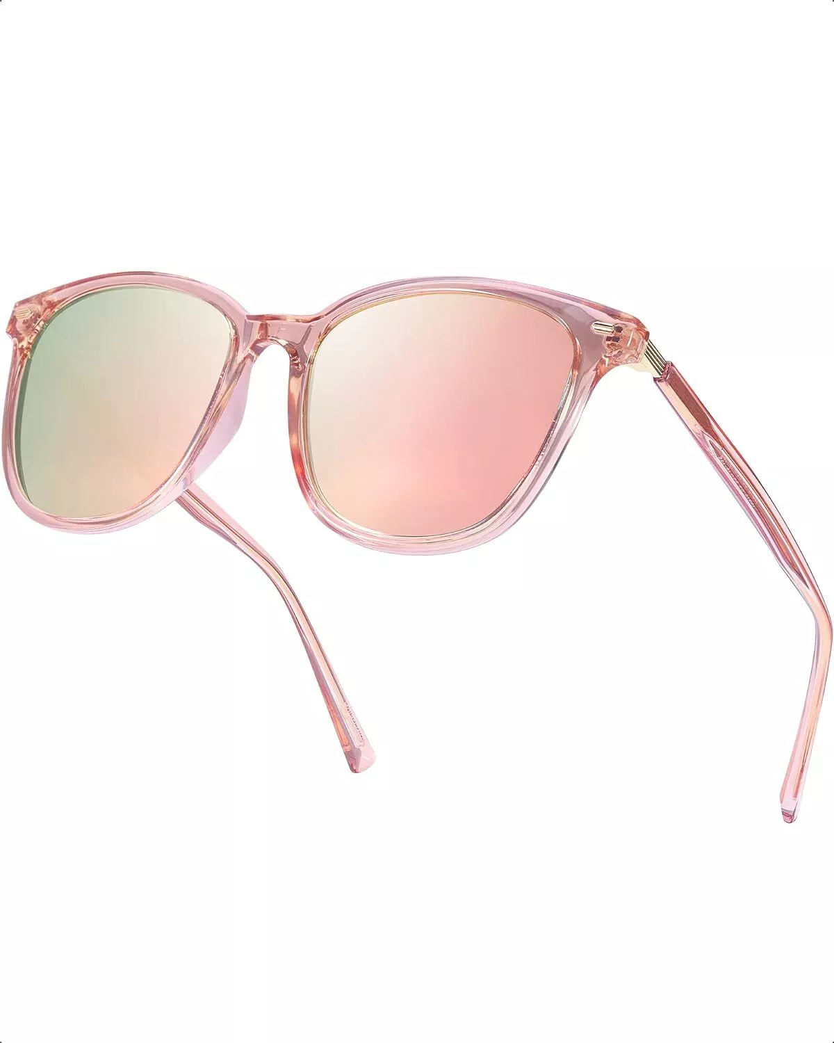 Women's Polarized Trendy Sunglasses with Mirrored Lens & UV400 ...
