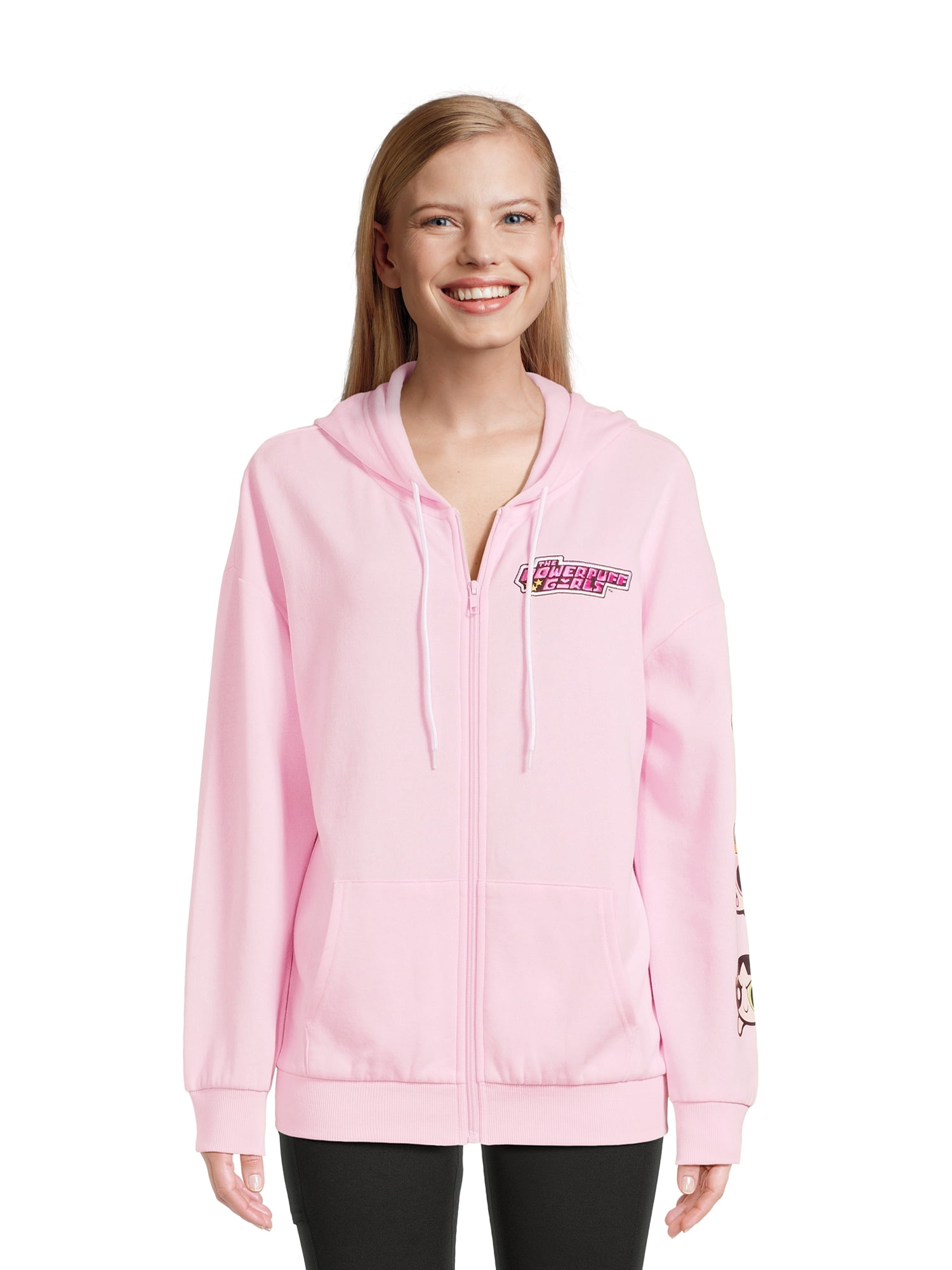 LICENSE Women's Powerpuff Graphic Hoodie - Relaxed Fit, Soft Fabric ...