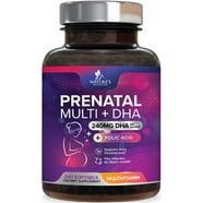 Ritual Prenatal Vitamin 60 Capsules - Folate, Omega-3 DHA & Choline ...