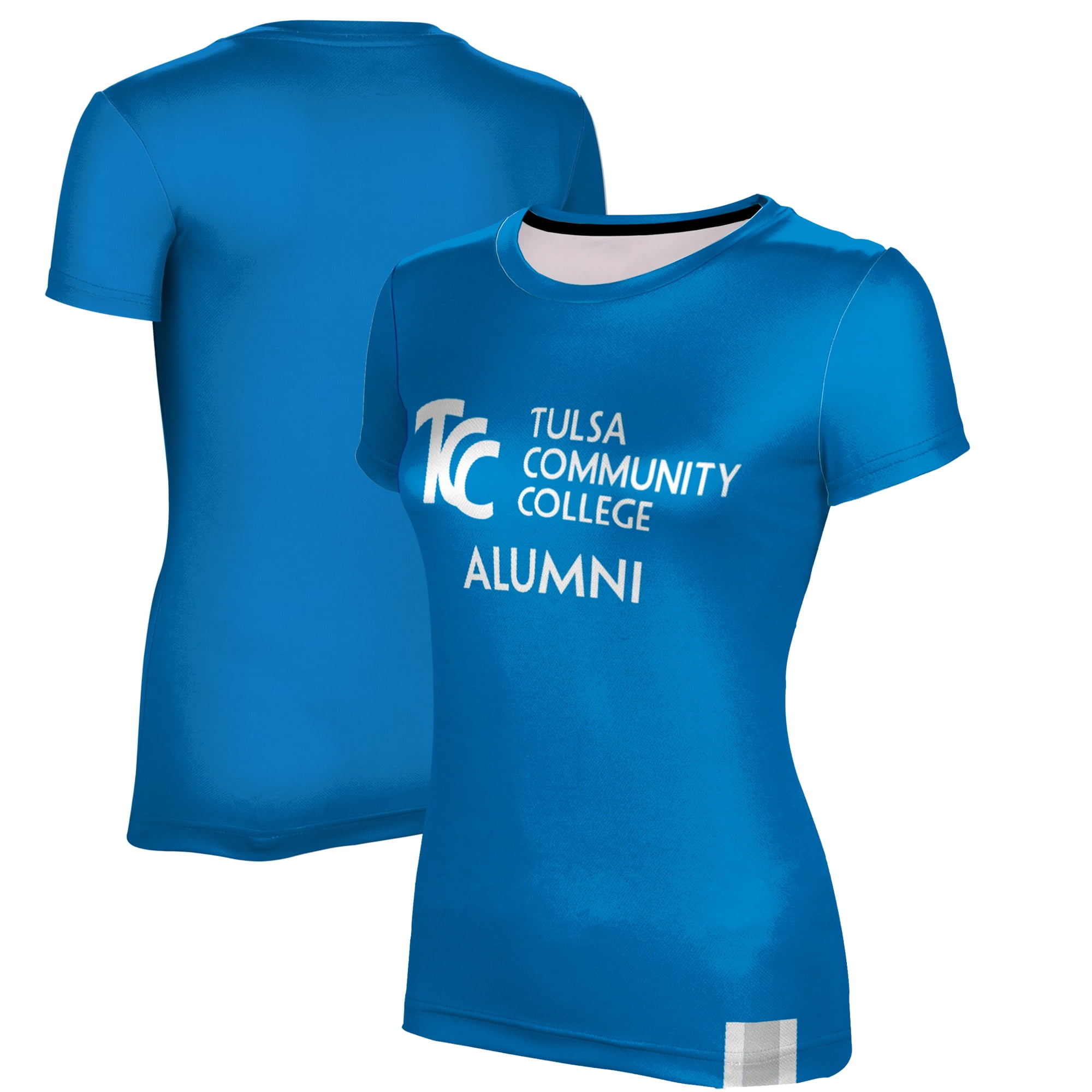 Women's ProSphere Blue Tulsa Community College Alumni Logo T-Shirt ...