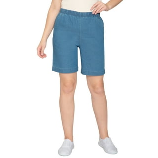 RealSize Women's 2-Pocket Pull On Stretch Shorts, Available in Petite ...