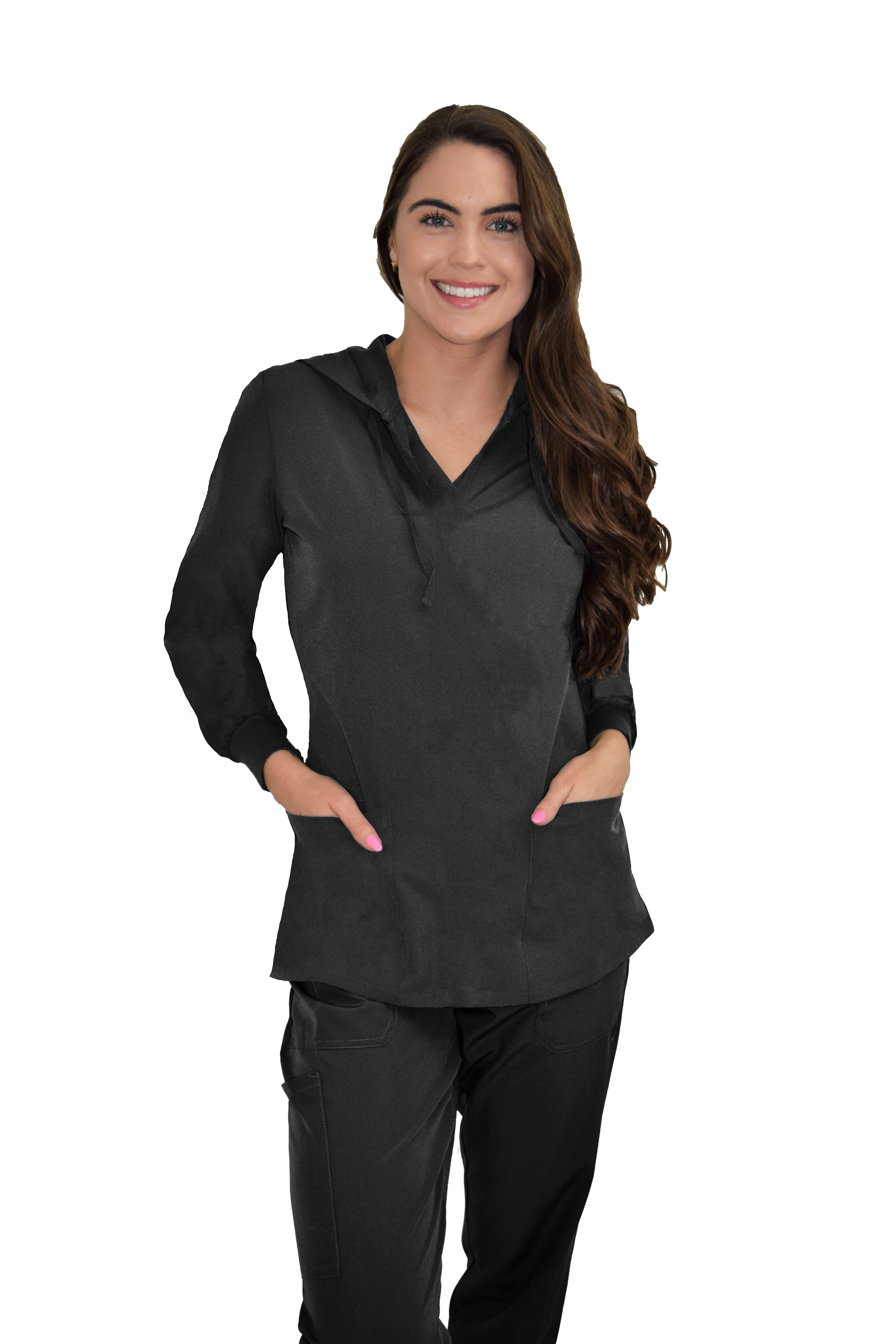 Women's Pullover Hoodie GT Performance Medical Uniform Scrub Jacket ...