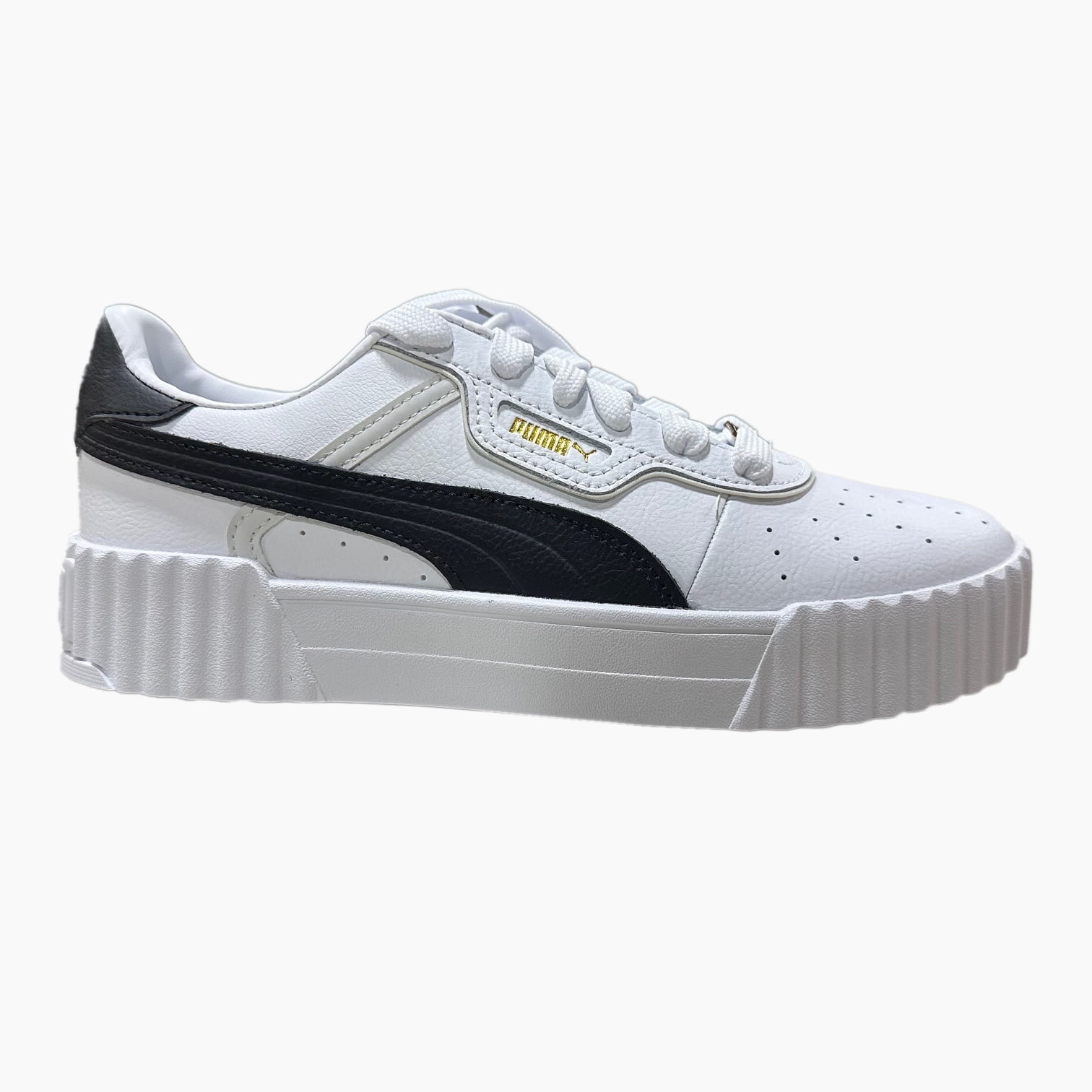 Women's Puma Carina 3.0 Luxe Puma White/Puma Black (400724 03) - 6 ...