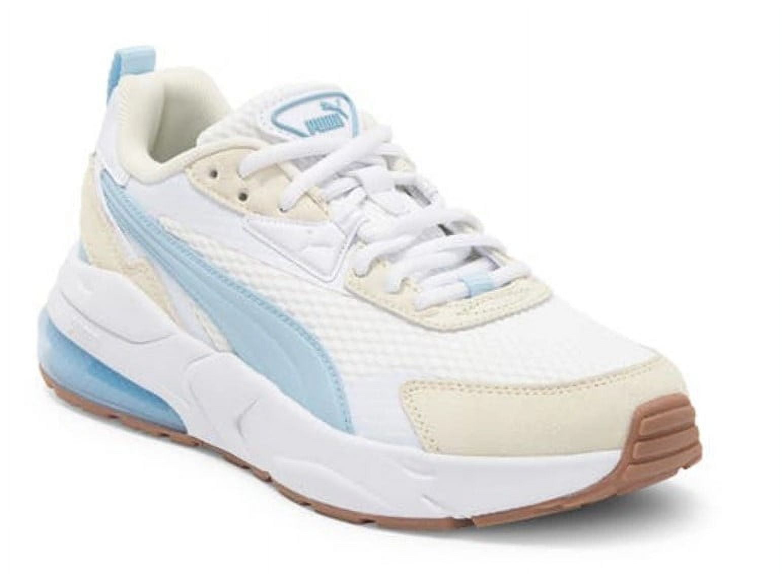 Women's Puma Vis2K Neutral Wns White-Silver Sky-Warm White (395320 01) - 6.5 - Walmart.com