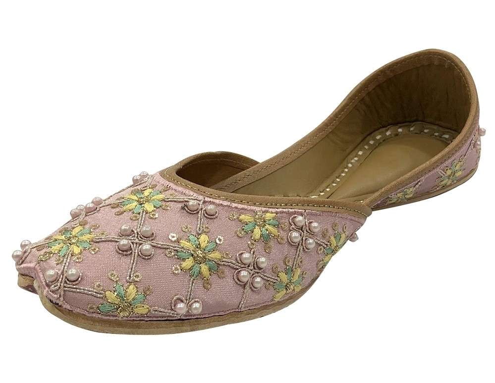 Women's Punjabi jutti for Ethnic shoes soft Mojari Indian sandals ...