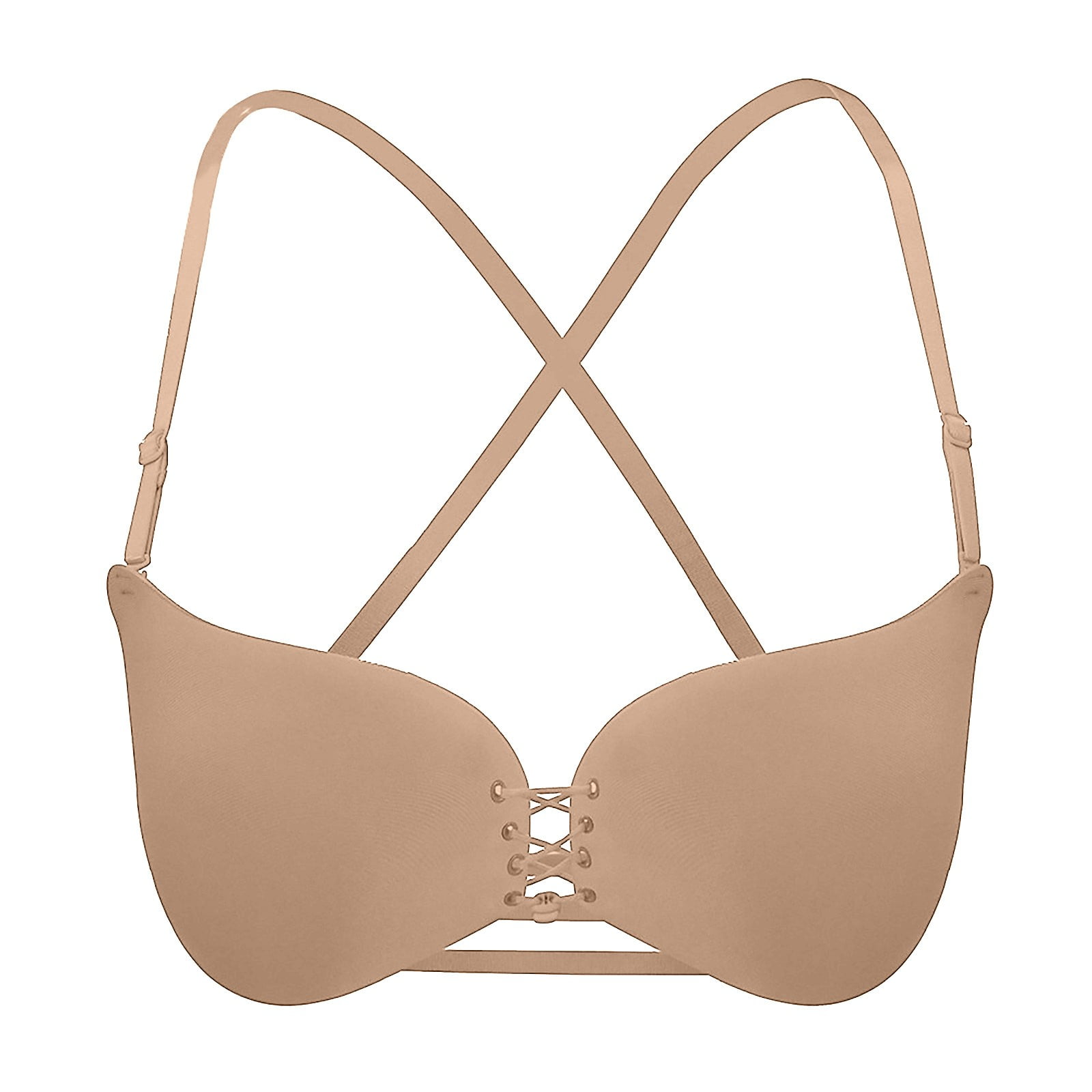 Women's Push Up Bra Seamless Comfort Lift Up Underwire Support for ...