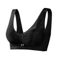 Women's Push-Up Bras Stretchy Wirefree Lace Tank Top Full Coverage Bra ...