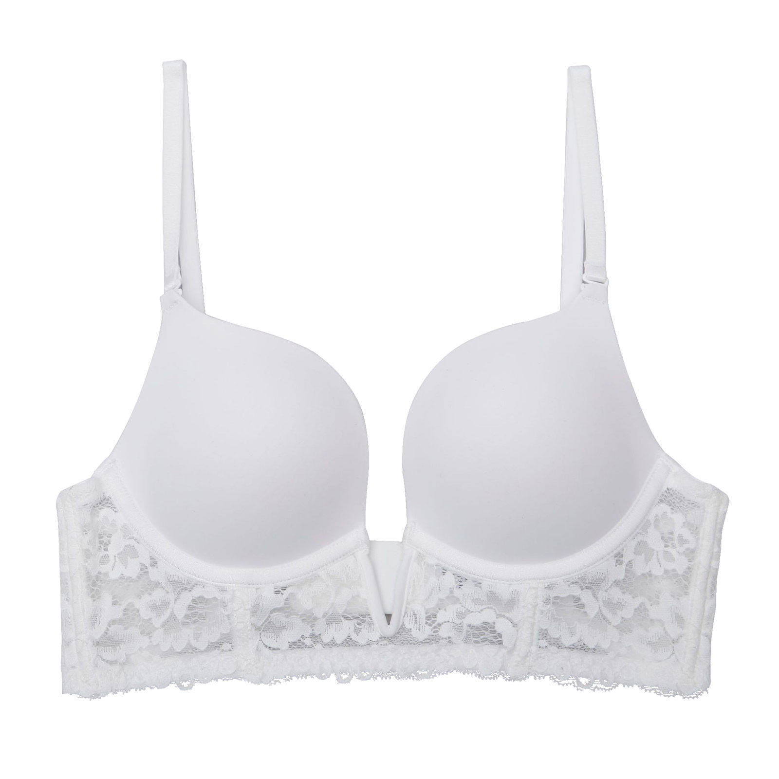 Women's Push Up Lace Bra Underwire Plunge Full Coverage Bras Sexy Plus Size Support Seamless ...