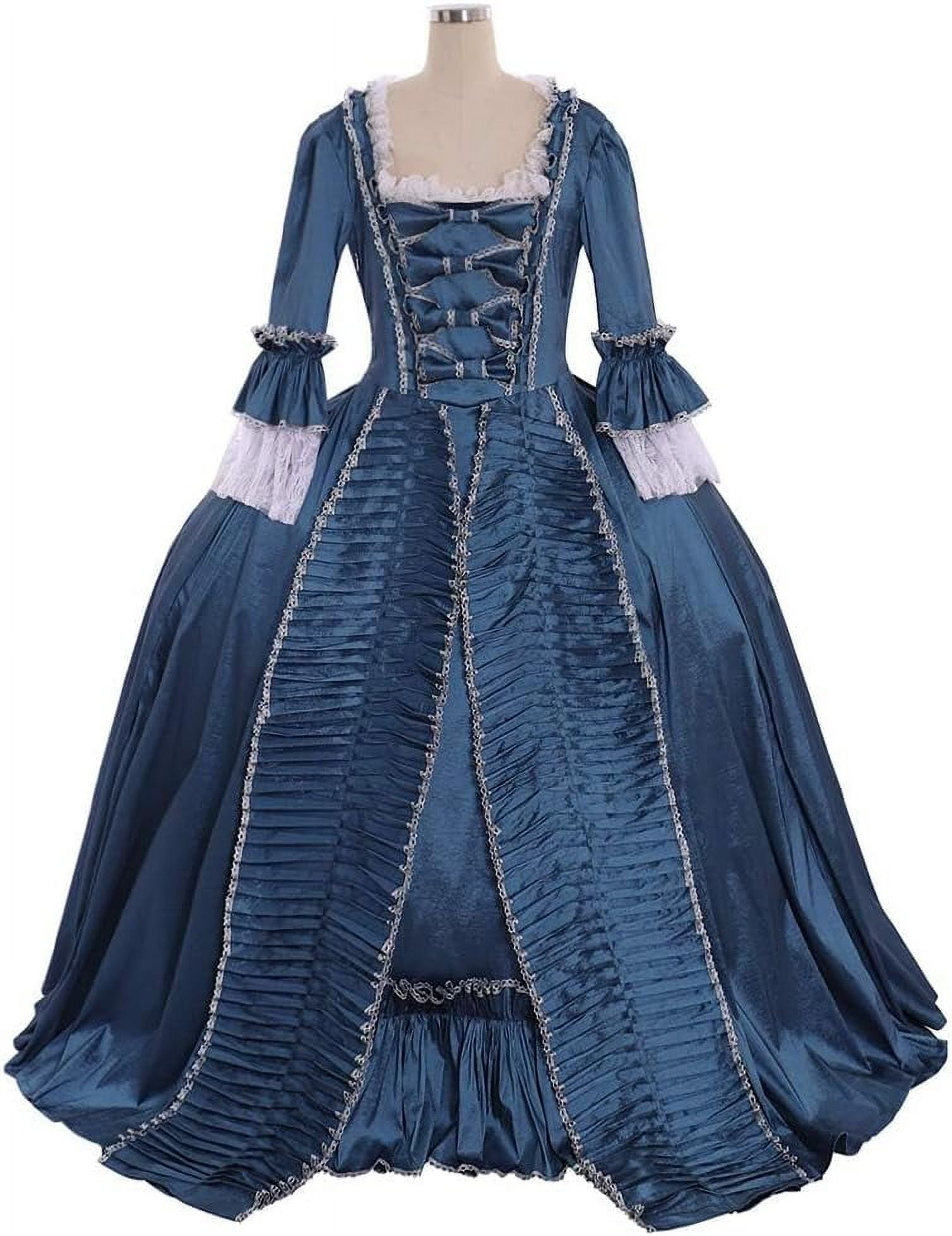 Women's Queen Marie Antoinette Rococo Ball Gown Gothic Victorian Dress ...