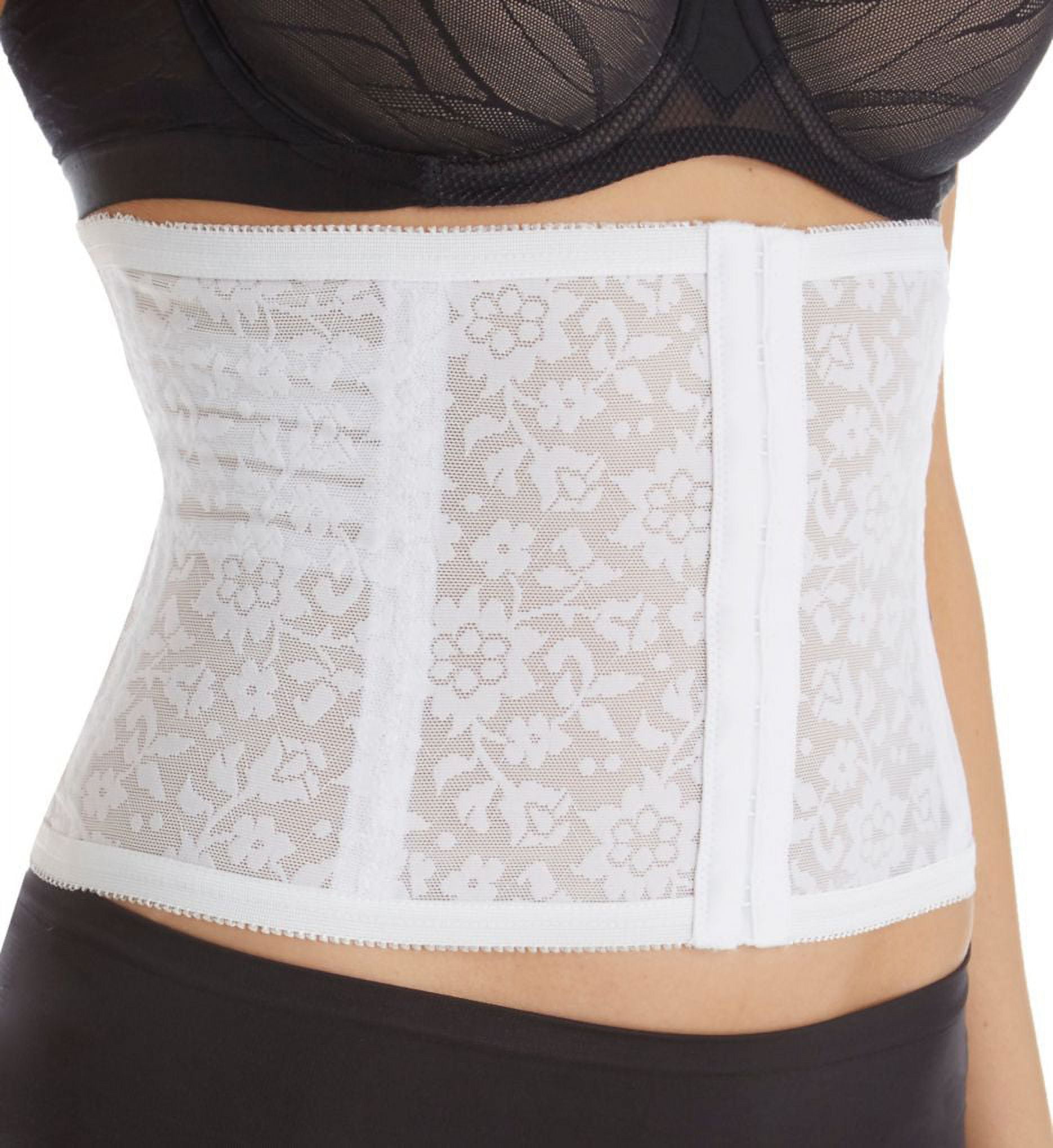 Women's Rago 827 Lacette Total Tummy Control Waist Cincher (White S ...