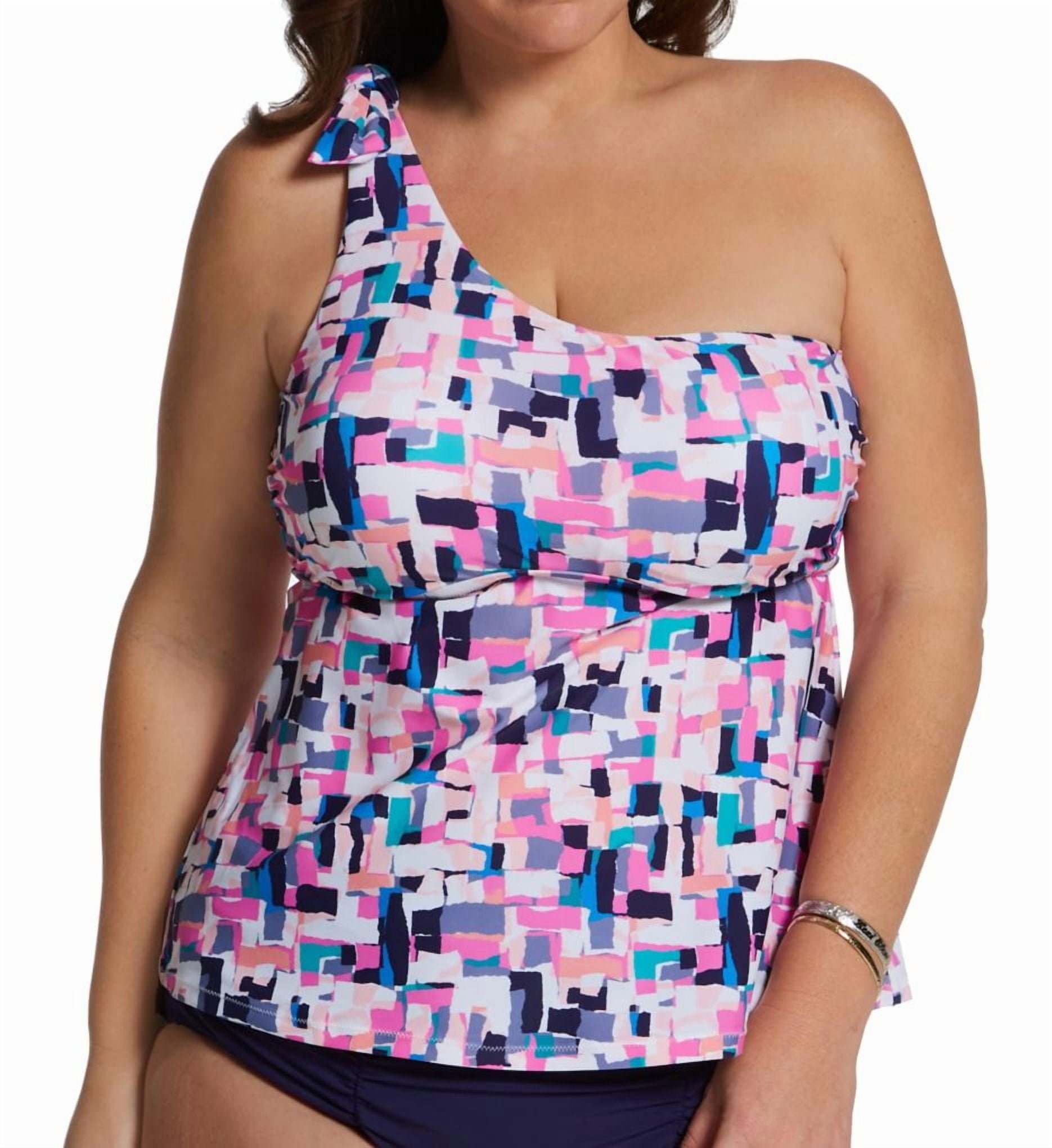 Women's Raisins Curve J841431 Plus Size Calabasas Marita Tankini Swim ...