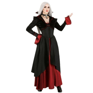 Halloween Gothic Dark Vampire Countess Dress Costume - Walmart.com