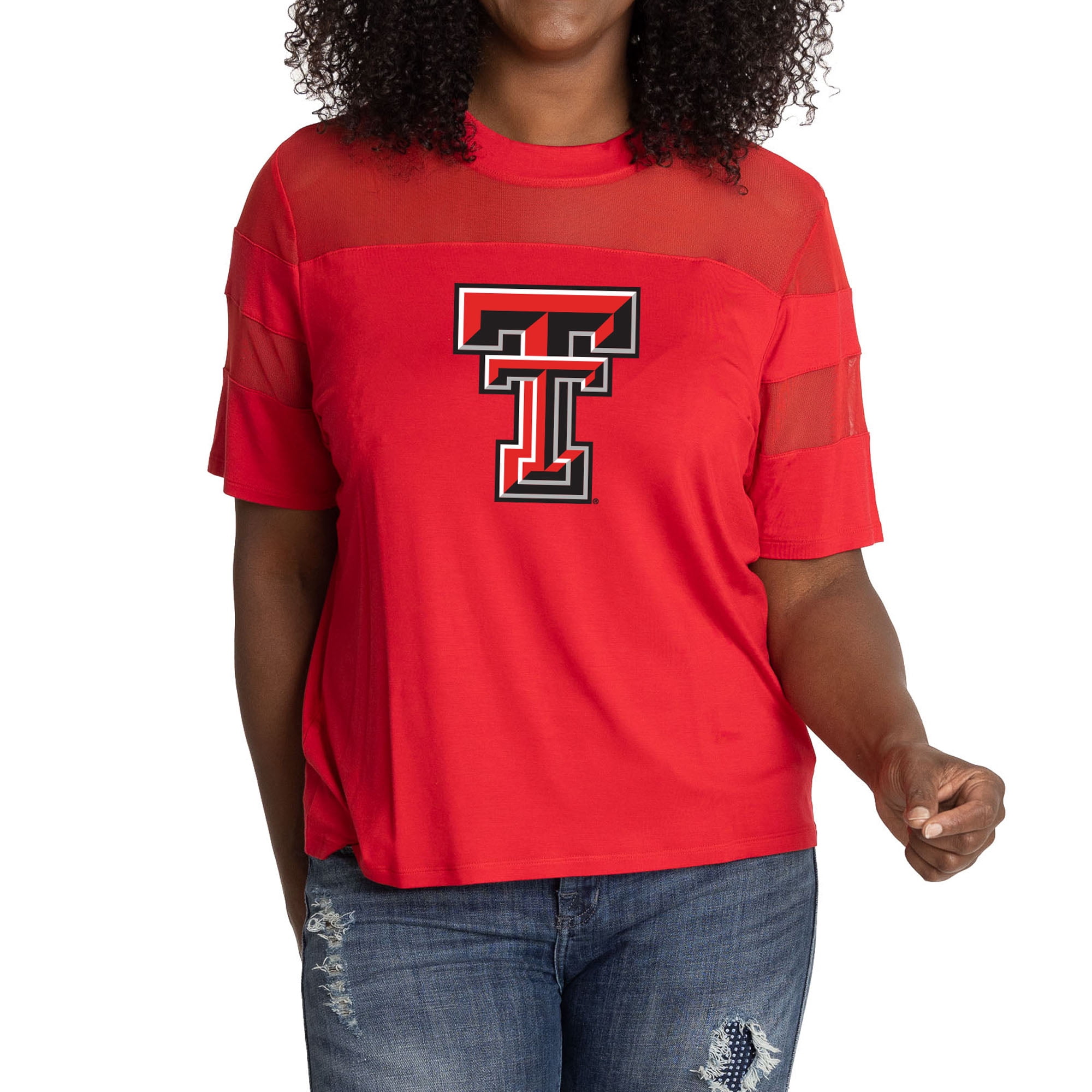Women's Red Texas Tech Red Raiders Relaxed Avery Power Mesh Fashion ...