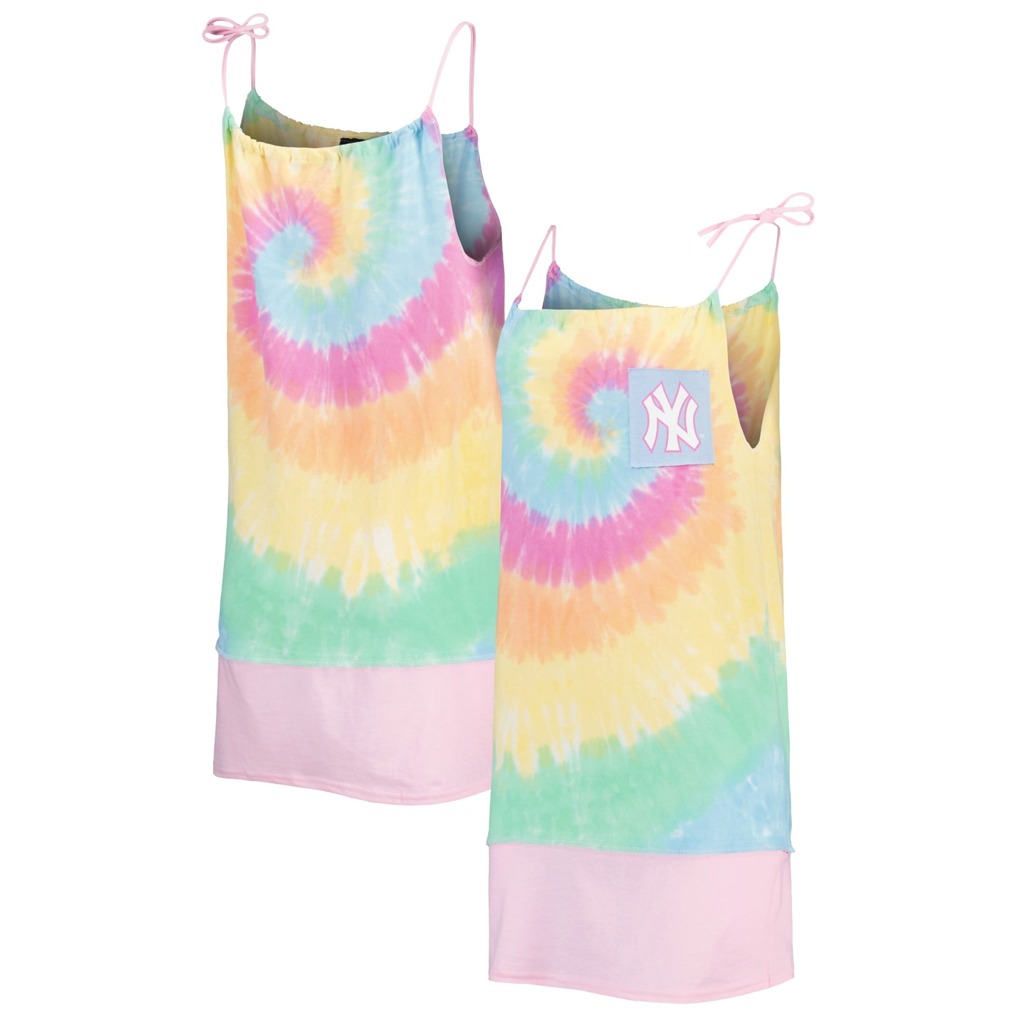 Women's Refried Apparel New York Yankees Tie-Dye Tank Dress - Walmart.com