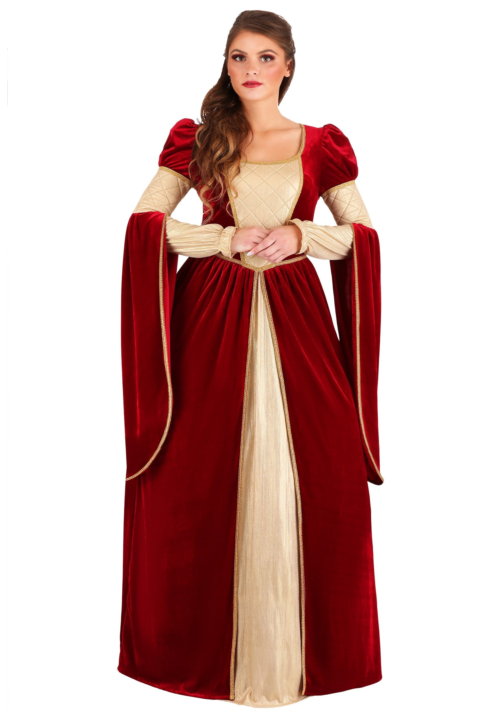 Women's Regal Renaissance Queen Costume - Walmart.com