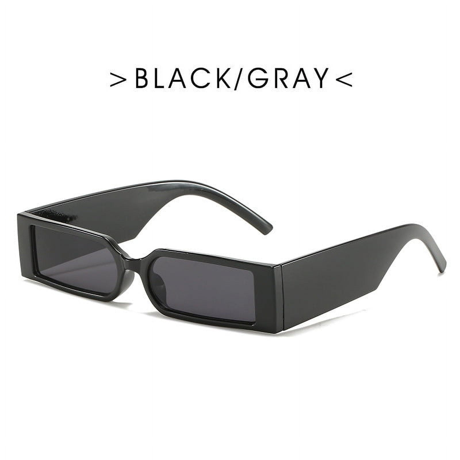 Womens Sunglasses Retro Small Square Frame with Transparent Colorful ...