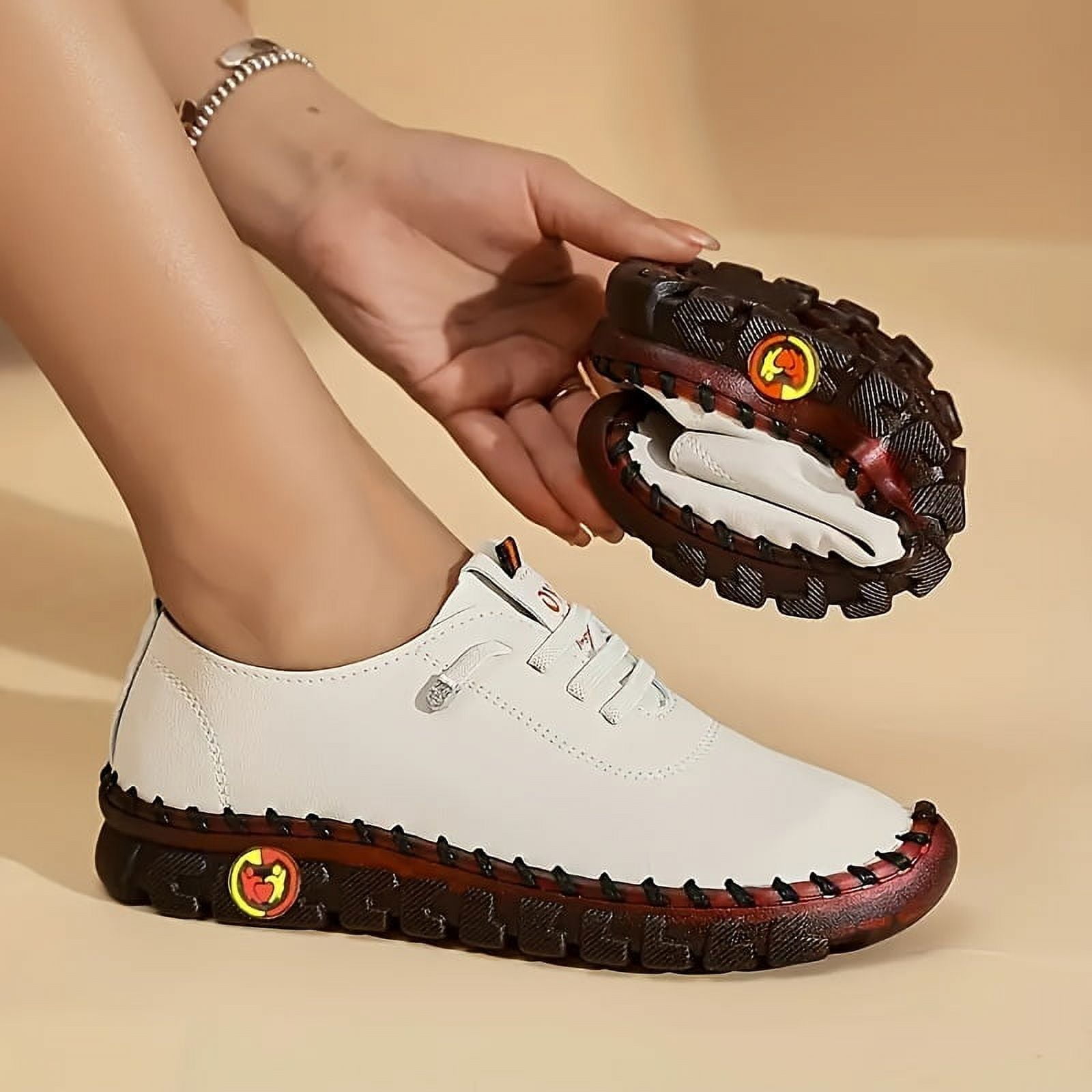 Women's Retro Wedge Sandals, Closed Toe Shoes, Casual Slingback Sandals ...