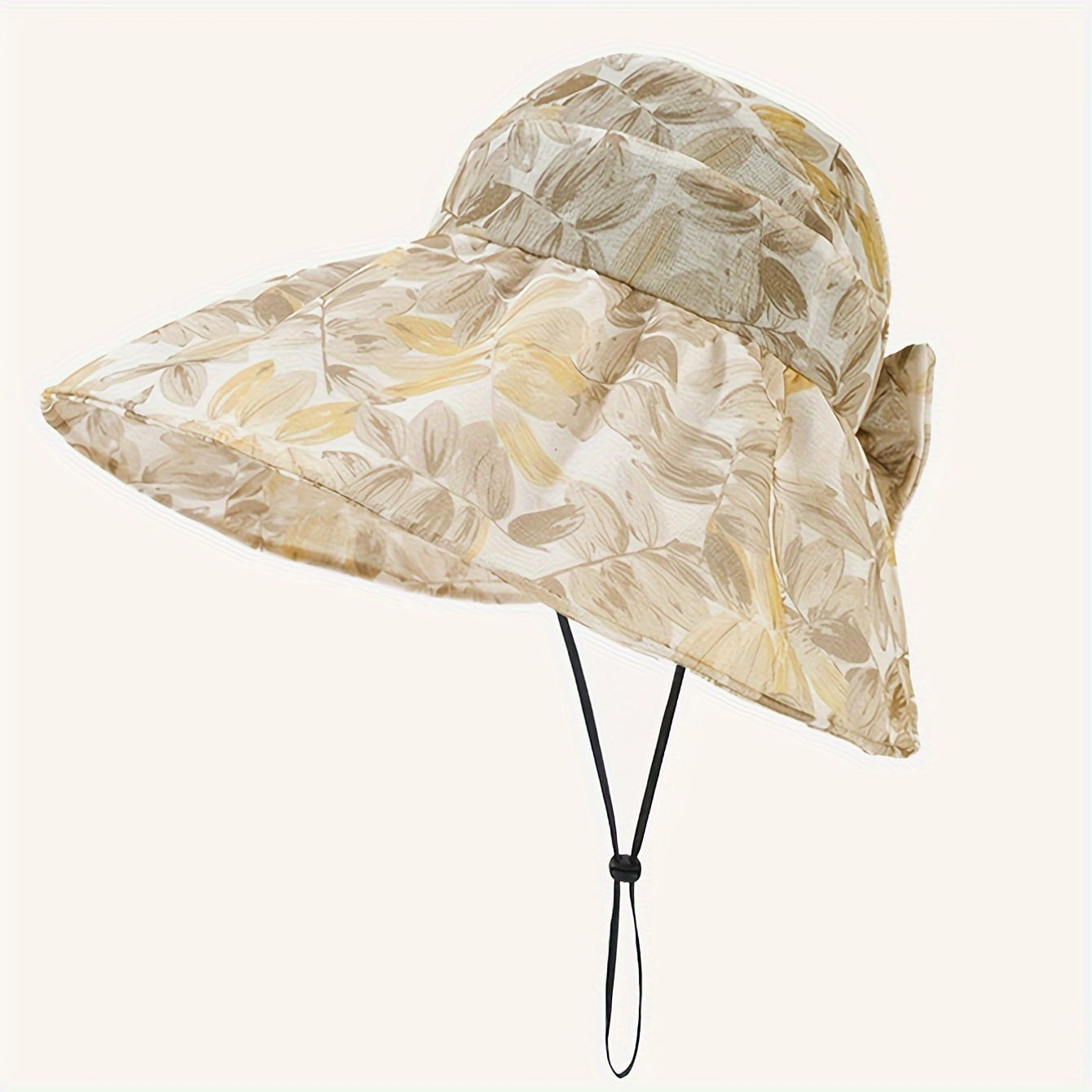 Women's Reversible Sun Hat With Wide Brim | Ponytail Hole Design Visors ...