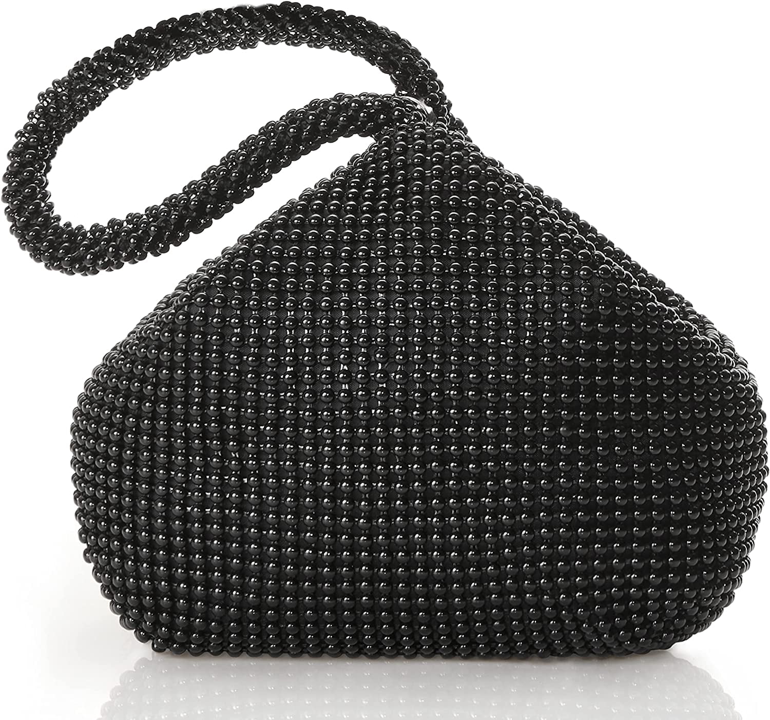 Women's Rhinestone Clutch Evening Bags Sparkly Glitter Triangle Purse ...