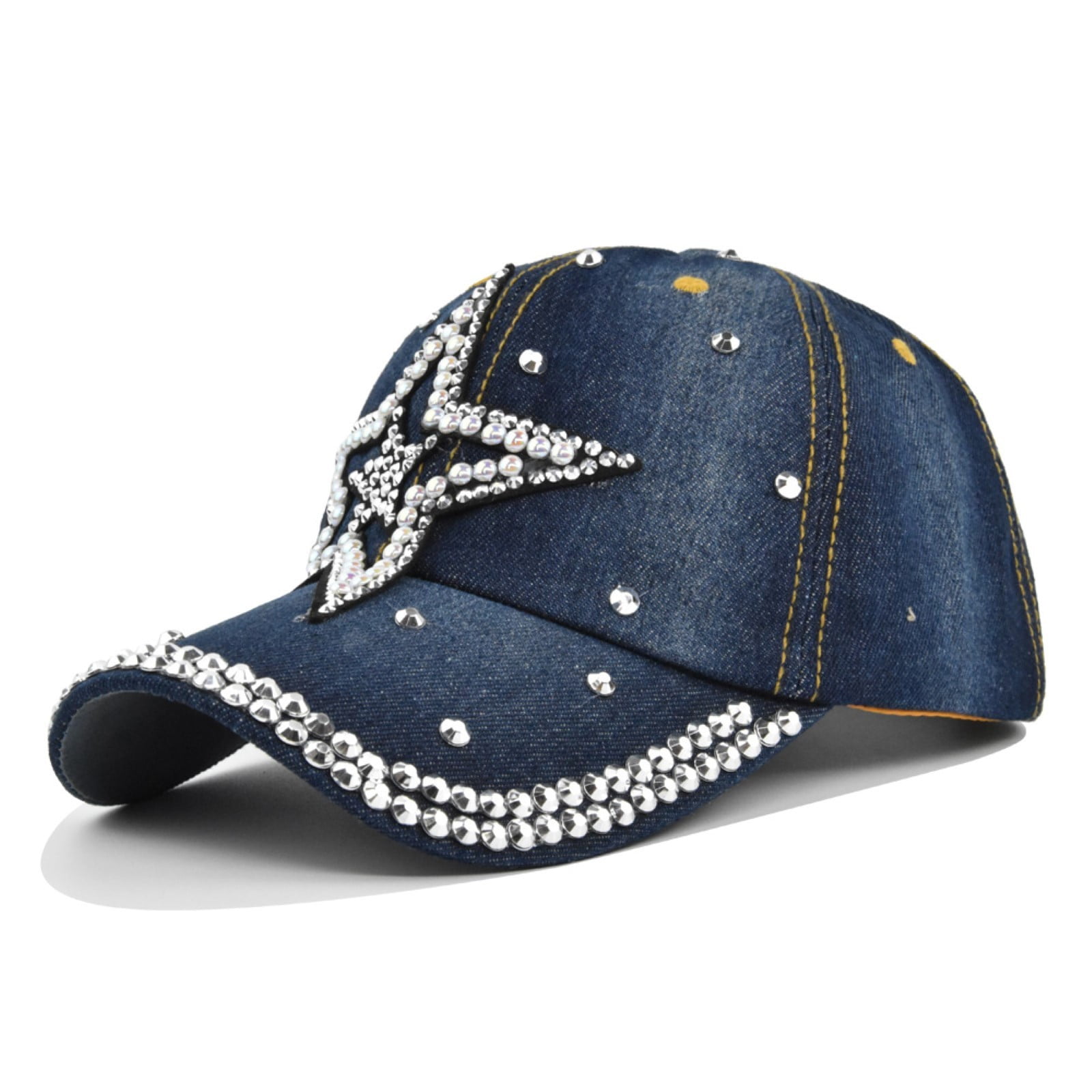 Women's Rhinestone Cowboy Hat - Western Sparkling Hat for Party/Cosplay ...