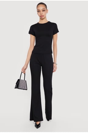 Knit Flare Pants