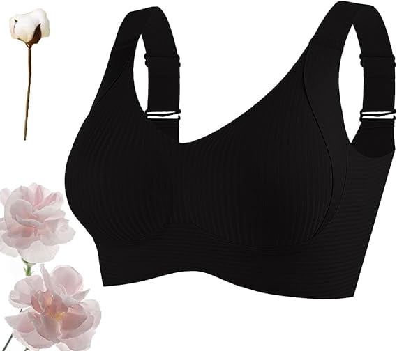 Women's Ribbed Push Up Adjustable Wireless Bra 21 Pack, Wireless Push ...