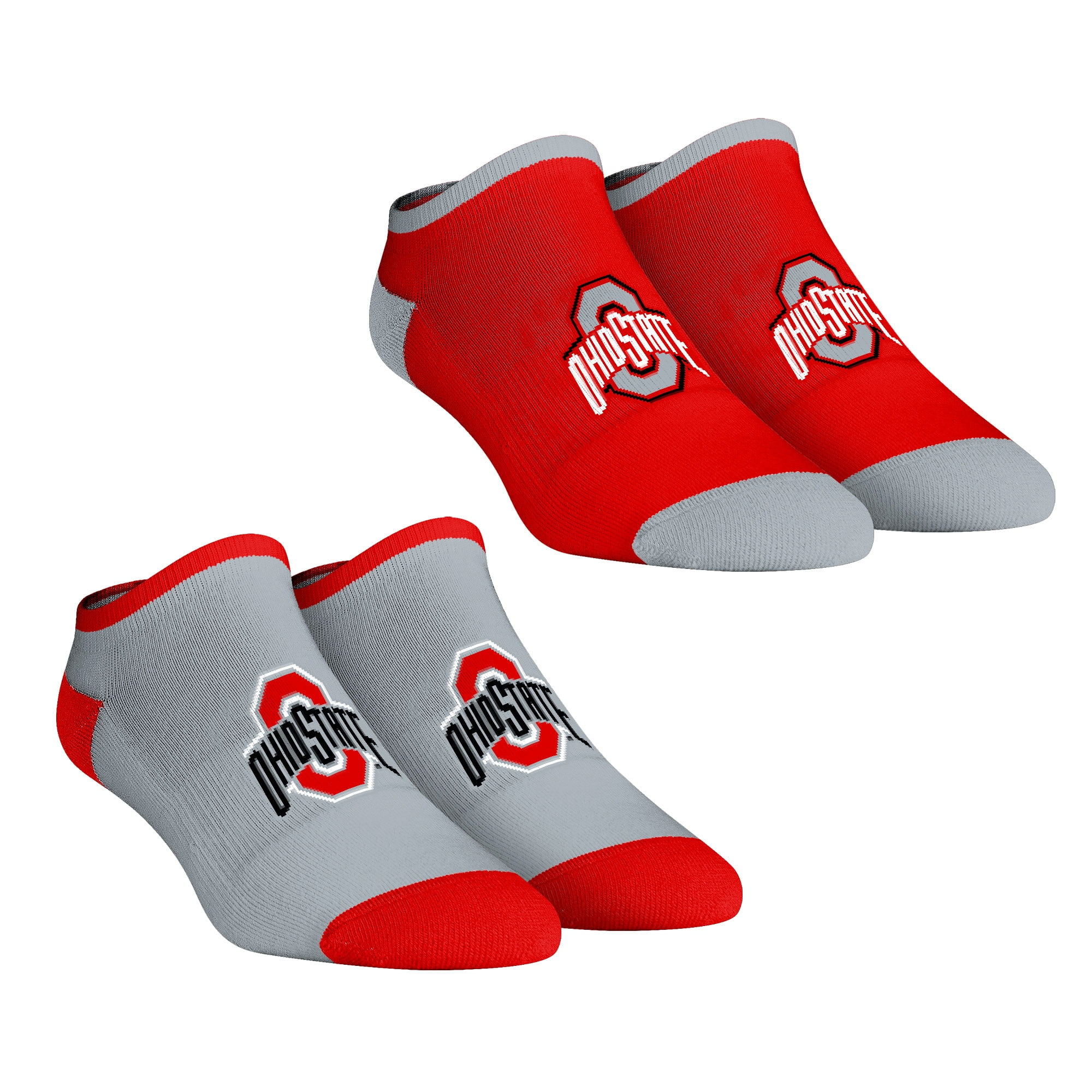 Women's Rock Em Socks Ohio State Buckeyes Core Team 2-Pack Low Cut ...