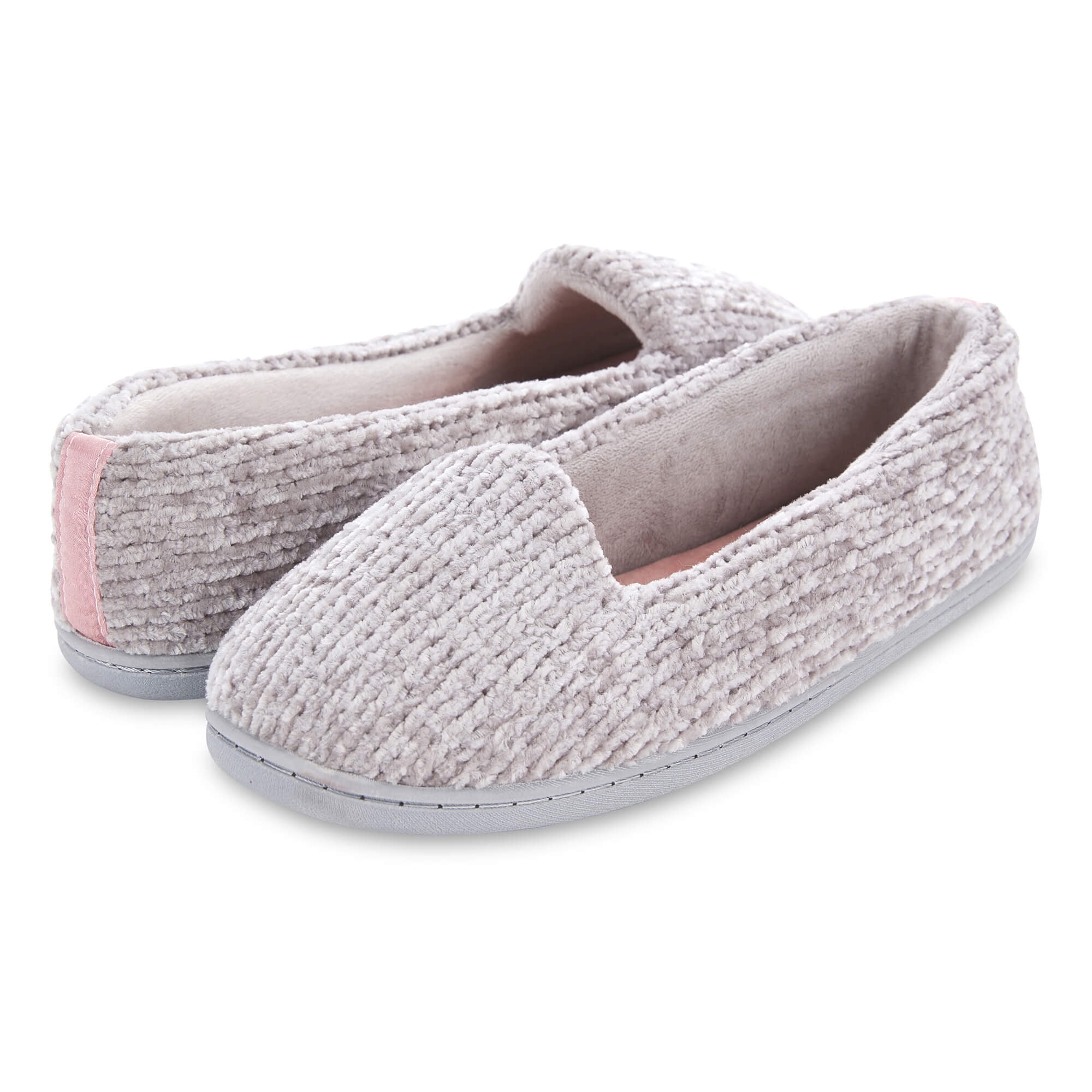 Women’s Rose Chenille Closed-Back Slippers - Walmart.com