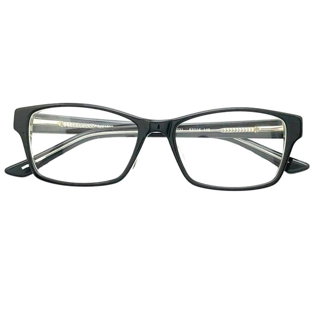 Women's Rx'able Eyeglasses, FM14031 Black/Crystal - Walmart.com