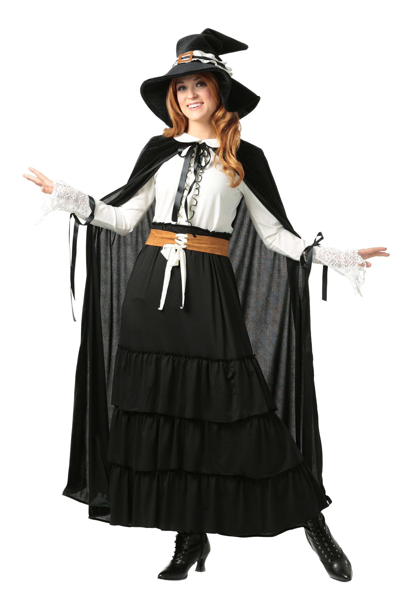 Women's Salem Witch Plus Size Costume - Walmart.com