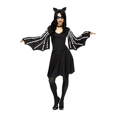 Bat Womens Adult Classic Halloween Animal Costume Poncho - Walmart.com