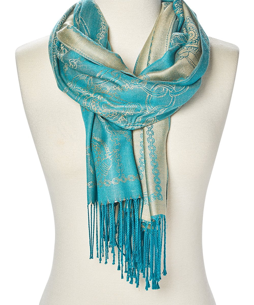 Women's Scarf Lightweight Long Scarfs Lady Pashmina Wraps Shawl Soft ...