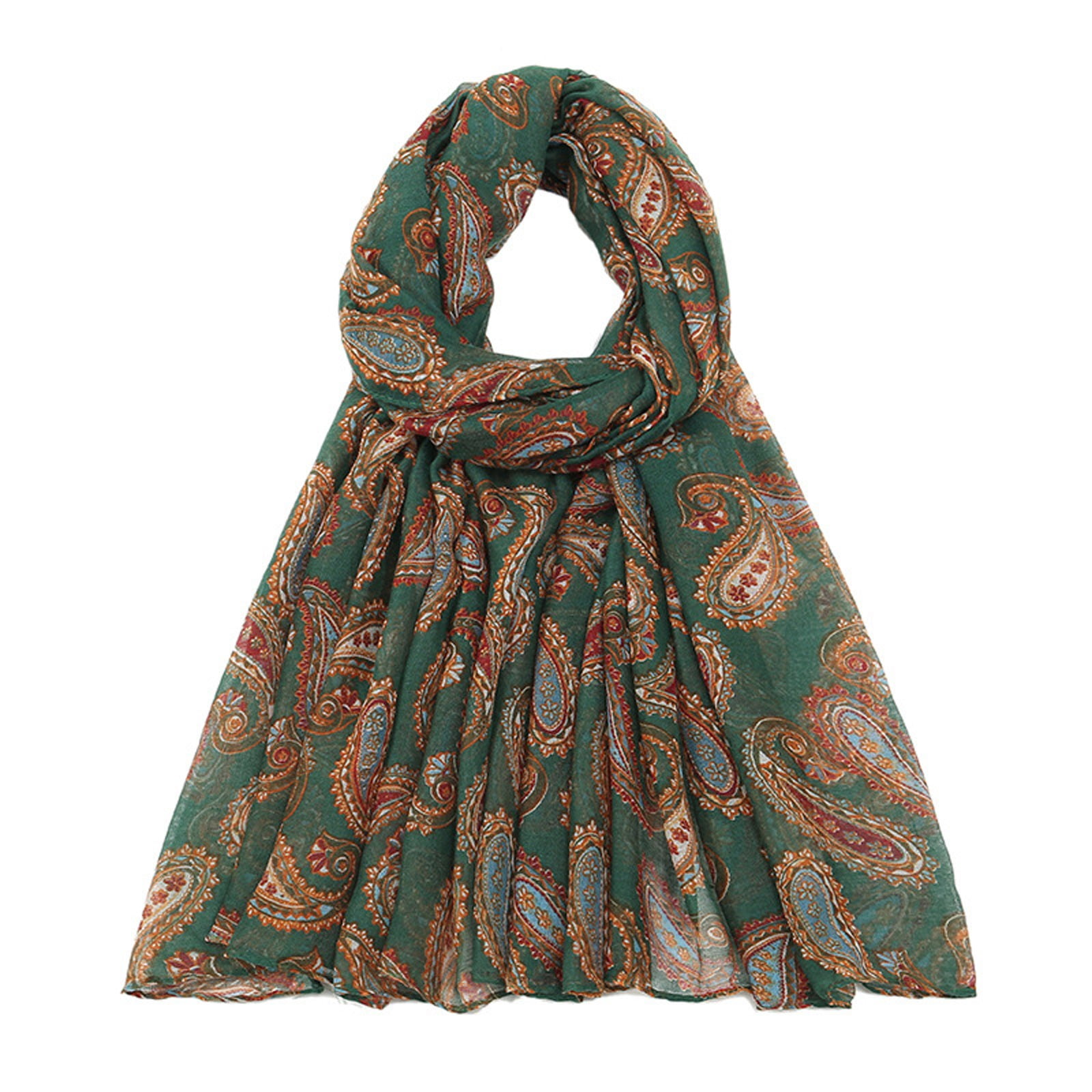 Women's Scarves Women Fashion Print Head Scarf Lightweight Neck Scarves ...