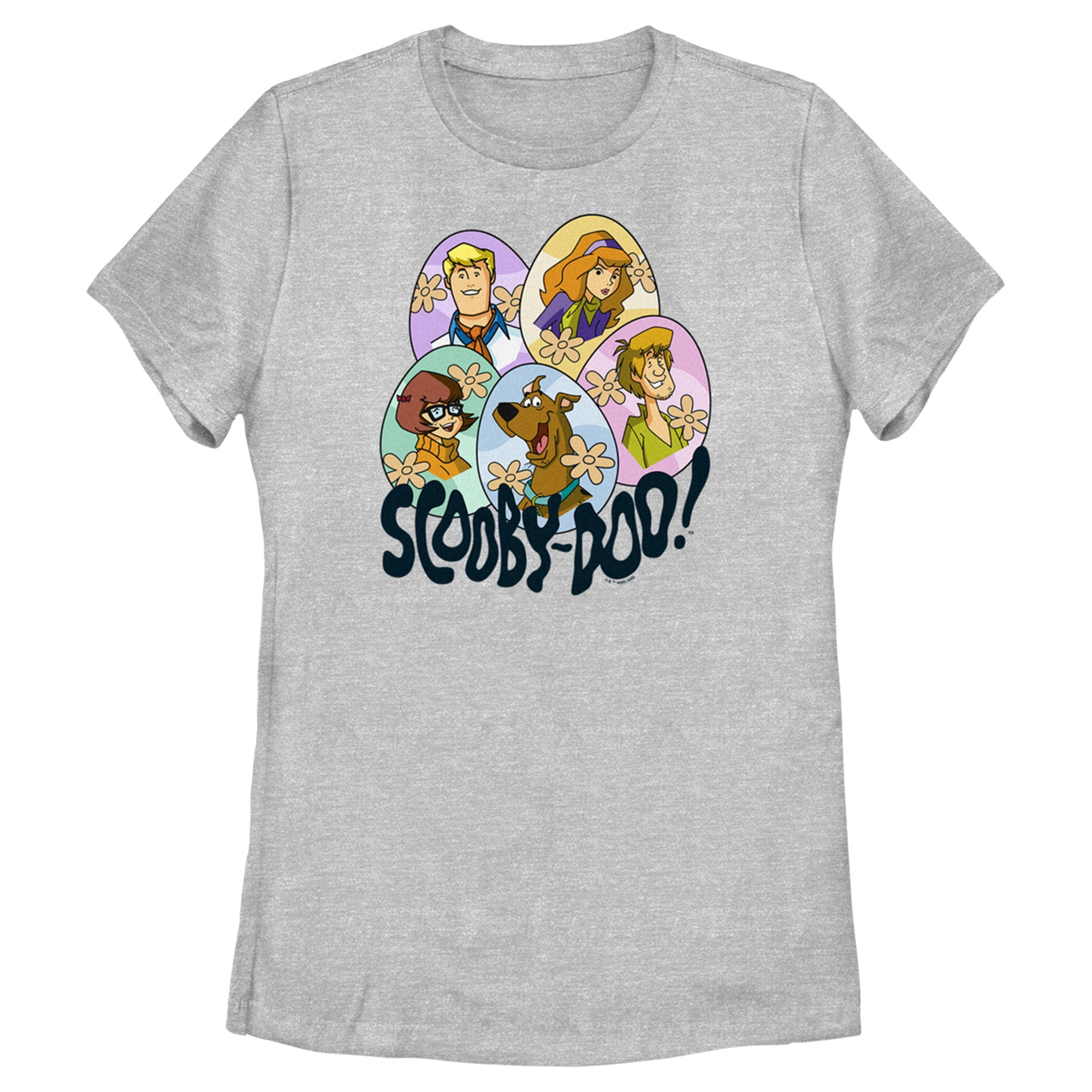Women's Scooby Doo Easter Gang Graphic Tee Athletic Heather Medium ...