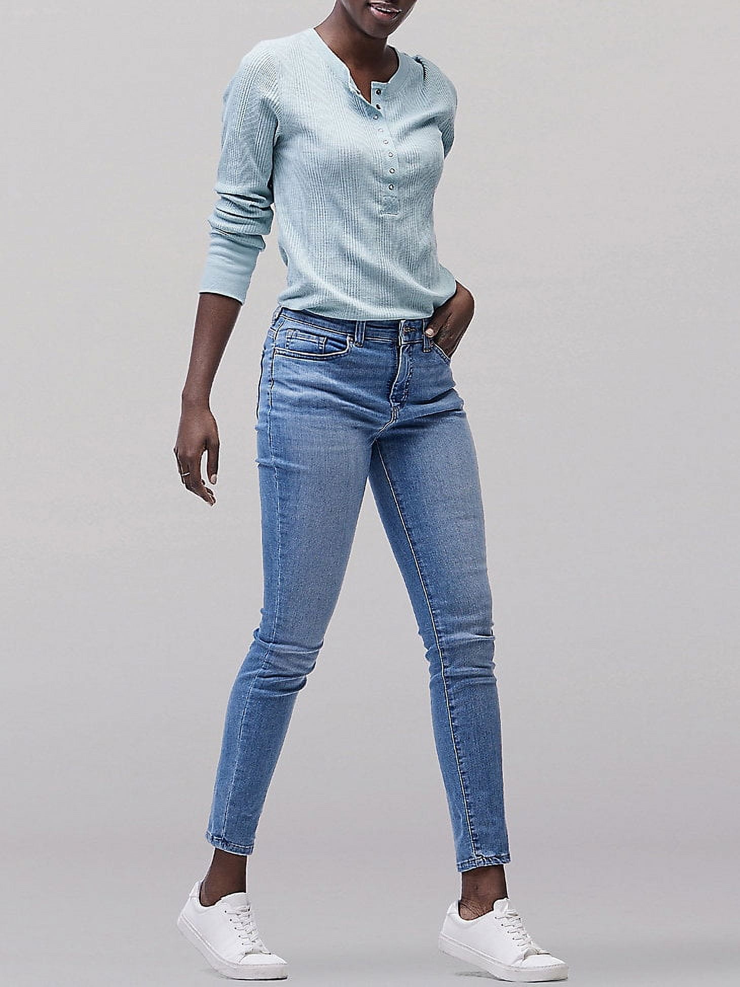 Women's Sculpting Slim Fit Skinny Jean in Anchor - Walmart.com