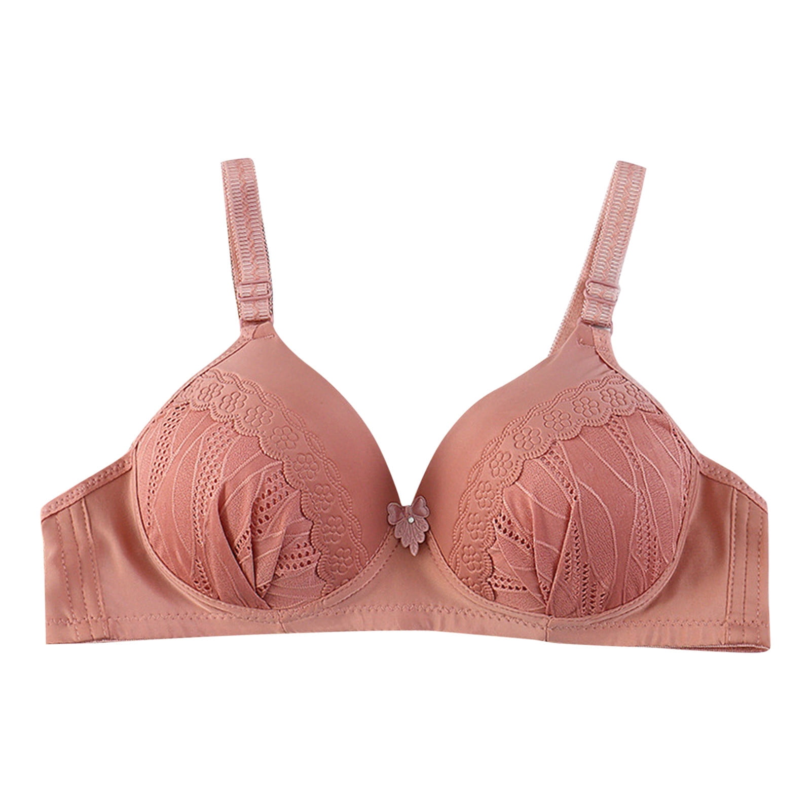 Womens Seamless Bralette Womens Push Up Wireless Bra Padded T Shirt