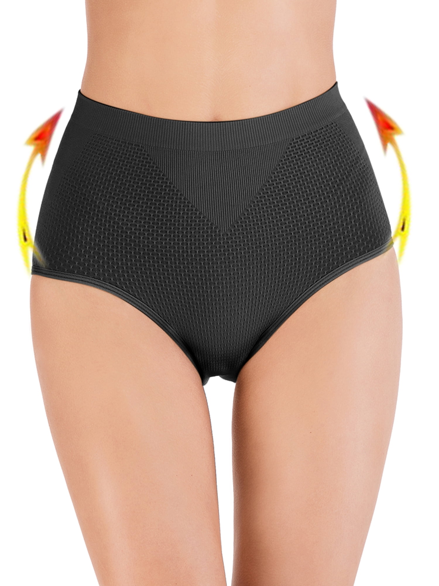 Womens Seamless Padded Shapewear Brief Butt Lifter Hip Enhancer Tummy