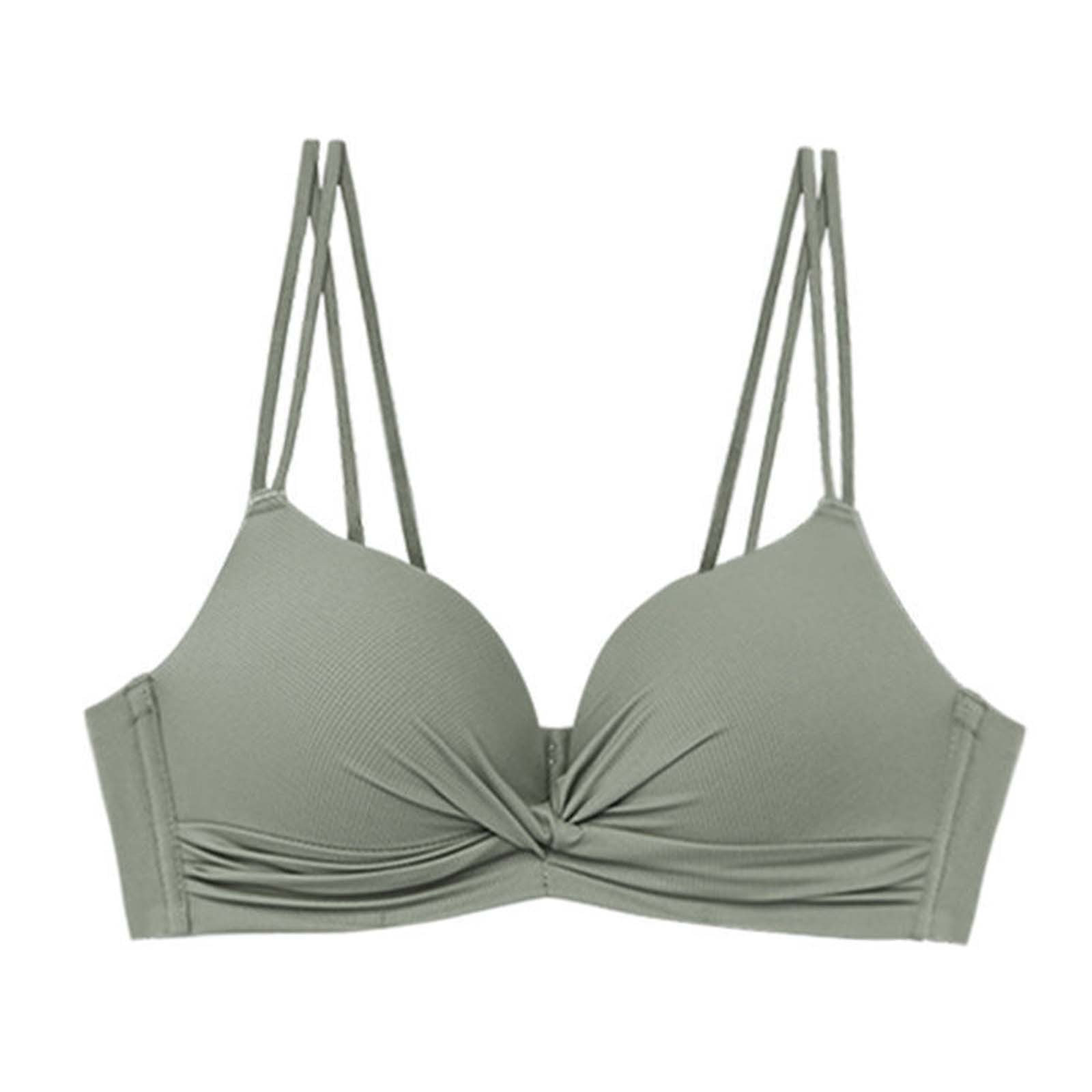 Women's Seamless Unpadded Backless Strap Push Up See Through Bra Bras ...