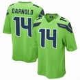 Women's Seattle Darnold 14 Green Sports Player Game Stitched Name ...