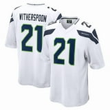 Women's Seattle Witherspoon 21 White Sports Player Game Stitched Name ...